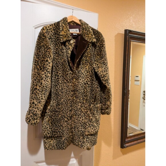 Tasha Polizzi | Jackets & Coats | Tasha Polizzi Faux Fur Leopard ...